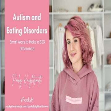 Autism and Eating Disorders Training Session Slides | PPT