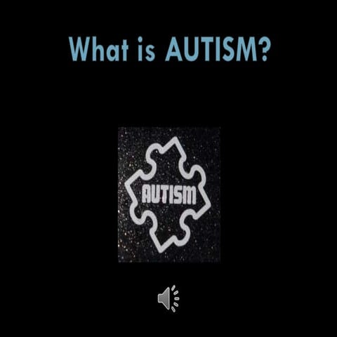 Autism awareness month slide 2013 | PPTX