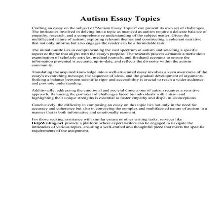 Autism Essay Topics.pdf