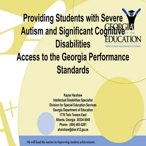 Autism presentation | PPT | Special Education | Education