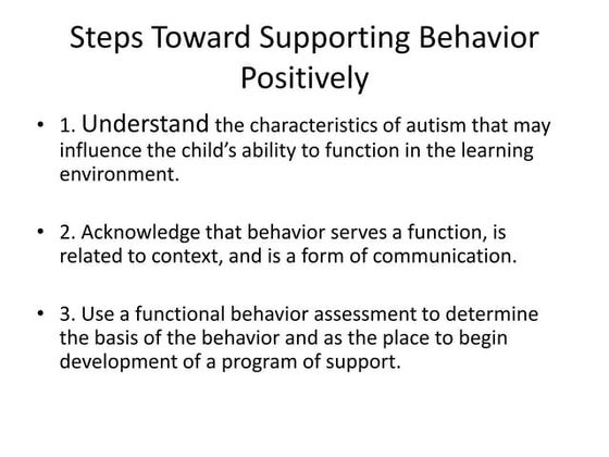 Autism handout | PDF