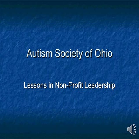 Autism society of ohio | PPT
