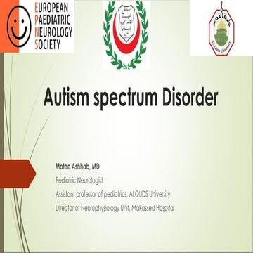 Autism Spectrum Disorder (ASD) Presentation | PPTX