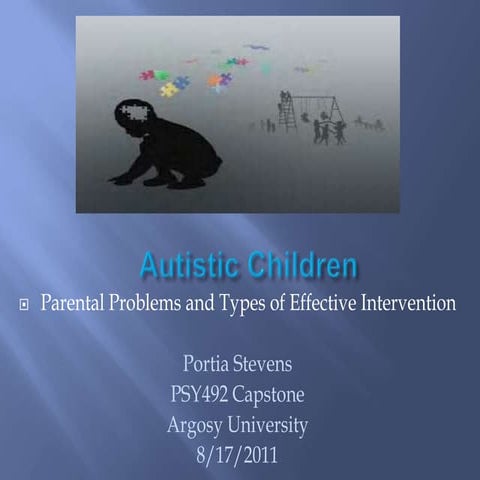 Autistic Children | PPT