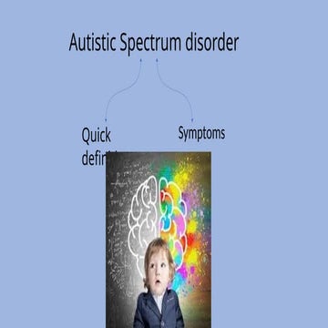 Autistic Spectrum disorder(ASD).powerpoint | PPT
