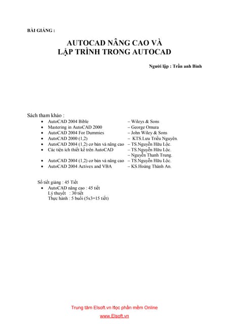 Hướng dẫn sử dụng Layout trong cad | PDF