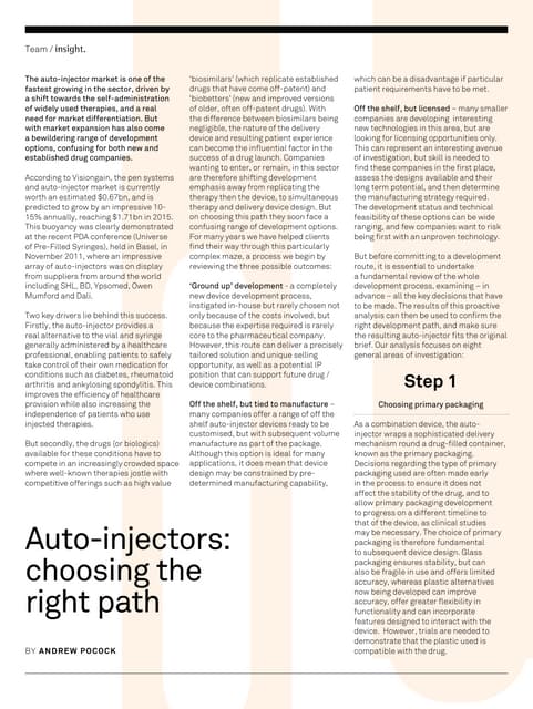 INSTRUCTIONS FOR USE OF DISPOSABLE SUMATRIPTAN AUTOINJECTOR SYSTEM | PDF