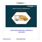 Magento 2 Automatic Invoice and Shipment Extension | PDF