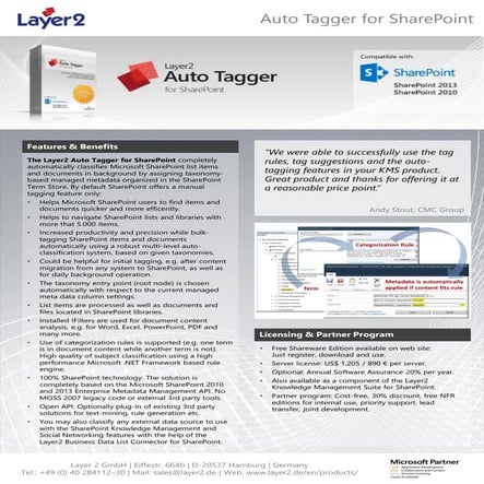 Auto Tagger for SharePoint - Rule-based Content Classification | PDF