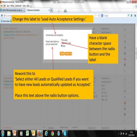 Auto accept lead | PPT