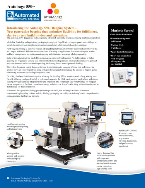 Autobag 500 Bagger | PDF | Auto Safety Technologies | Auto Technology