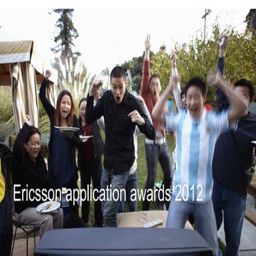 Ericsson Application Awards 2012 | PPT