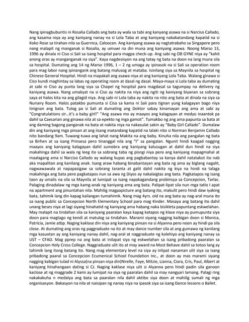 Talambuhay Example Talambuhay | PDF