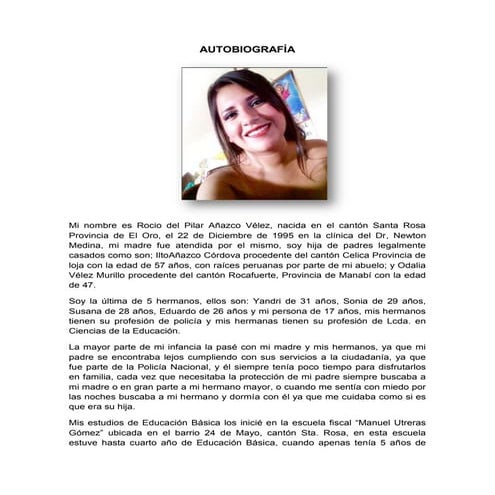 Autobiografia 1 | DOCX