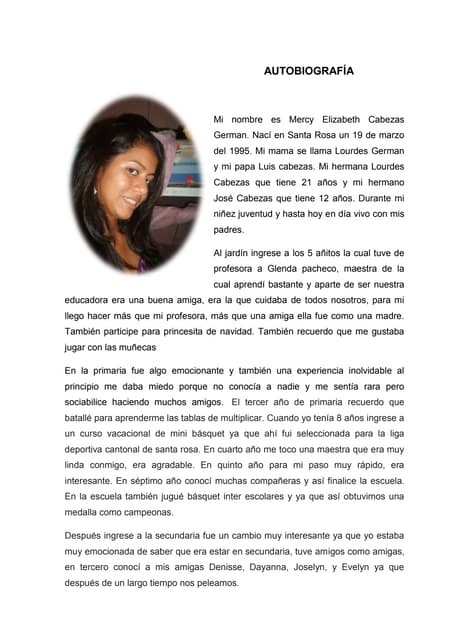 Mi autobiografia | PDF