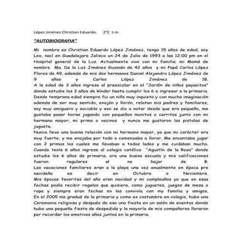 Autobiografia | PPT