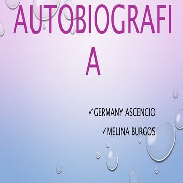 Autobiografia | DOCX