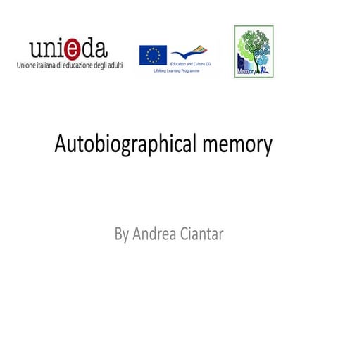 Autobiographical memory | PDF