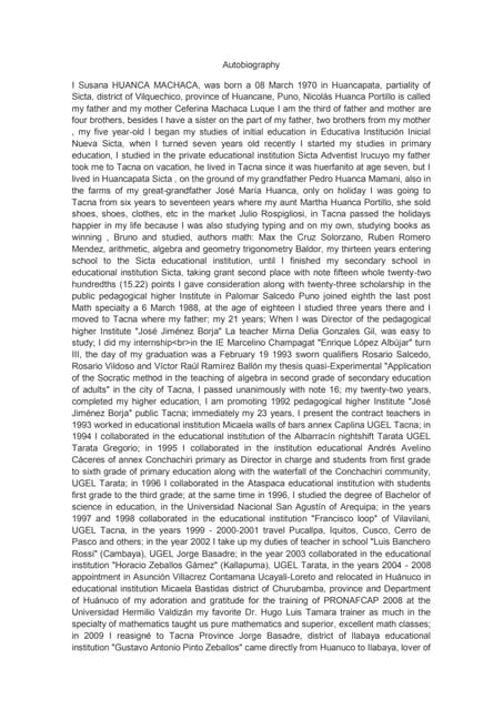 My biography | PDF