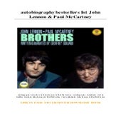 autobiography bestsellers list John Lennon & Paul McCartney