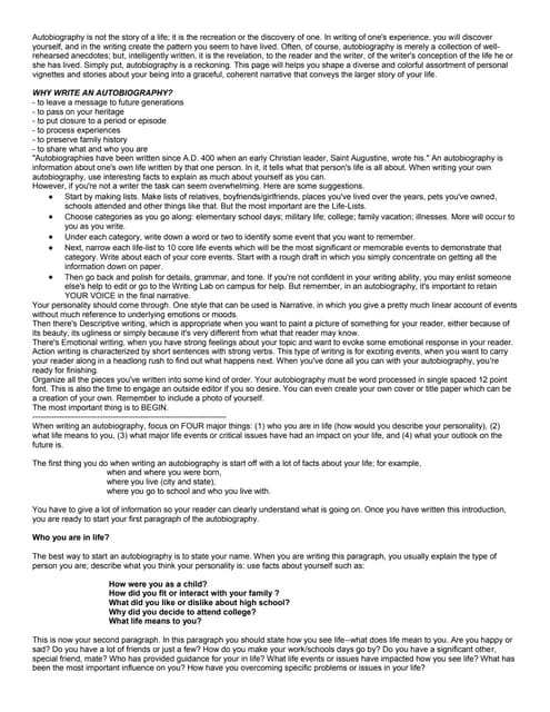 Professional Biosketch Examples For Everyone | PPTX | Drawing and ...