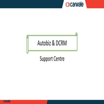 Autobiz support centre | PPT