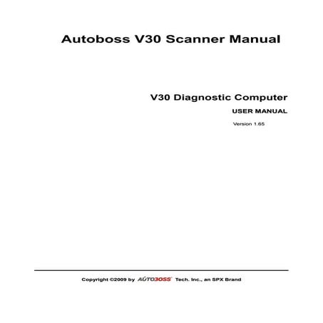 How to use Autoboss V30 Tool ? | PDF