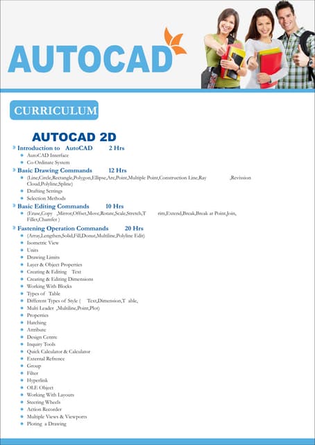 AutoCAD 2D & 3D | PPTX