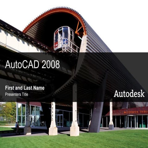 Autocad 2008 | PPT | Desktop Publishing | Computer Software and ...