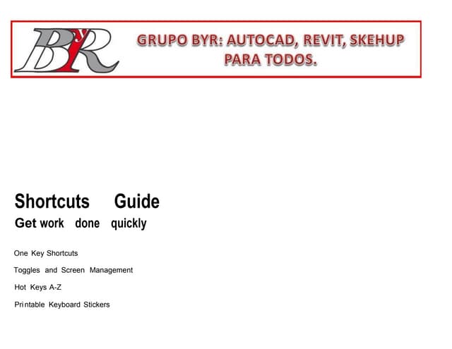 Revit Keyboard Shortcuts Pdf