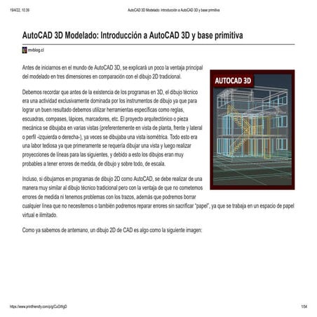 AutoCAD 3D Modelado_ Introducción a AutoCAD 3D y base primitiva.pdf