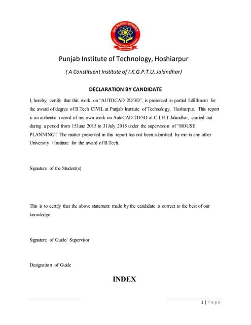 Presentation On Auto Cad | PPTX