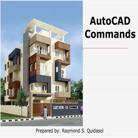 AUTOCAD COMMAND AUTOCAD COMMANDAUTOCAD COMMAND | PPT