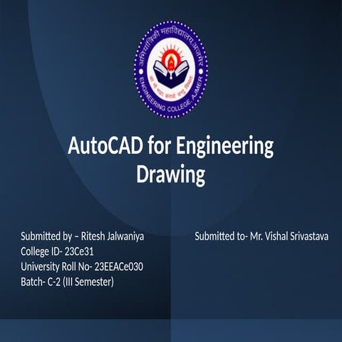 AutoCADforEngineeringDrawing and drafting.pptx