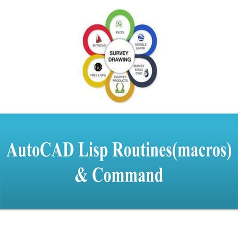 Autocad Lisp Routines And Commands List Ppt