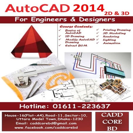 CADD CORE BD (AutoCAD Training) | PPTX