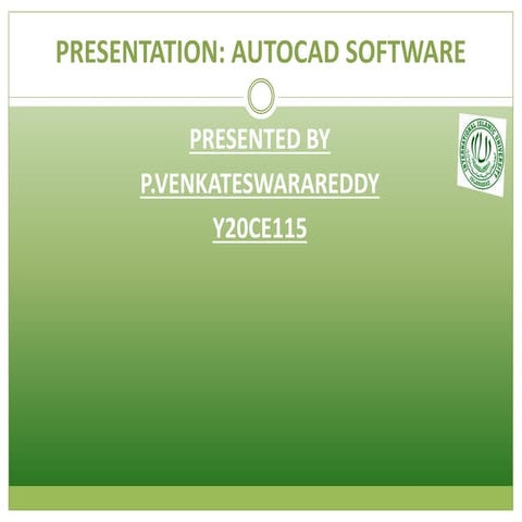 Autocad Powerpoint Presentation New Pdf
