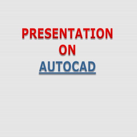 Autocad Training Noida | PPT