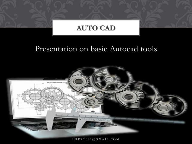Presentation On Auto Cad | PPTX