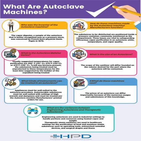 Autoclave Machine Infograph | PDF | Manufacturing Industry | Industries
