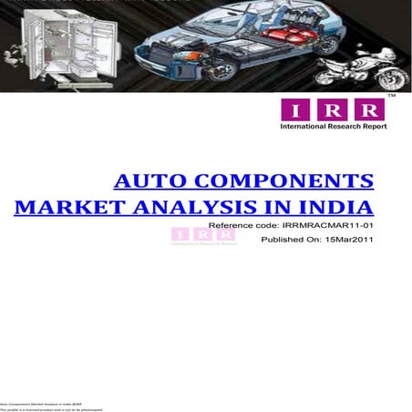 Automotive Components Industry | PDF