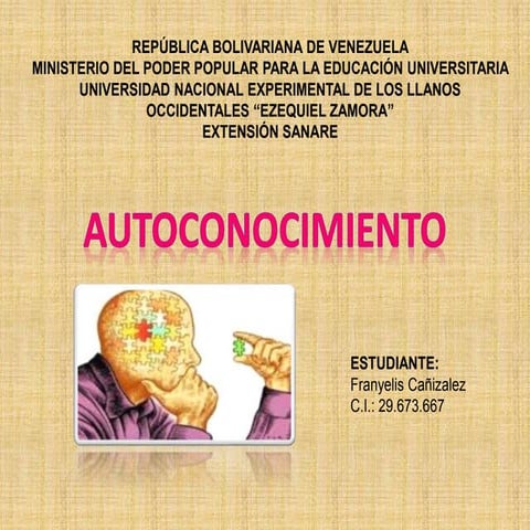 Autoconocimiento | PPTX