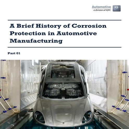 Report: The History of Corrosion Protection in Automotive Manufacturing ...