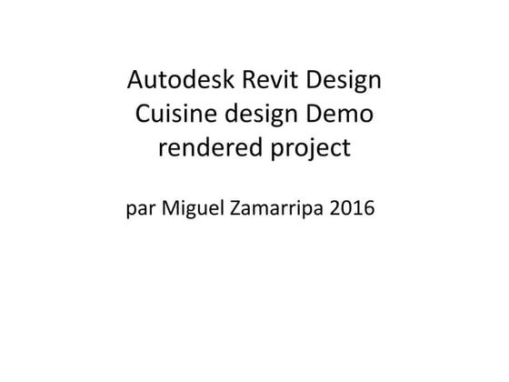 Autodesk revit design(old brick house 2016) | PPTX