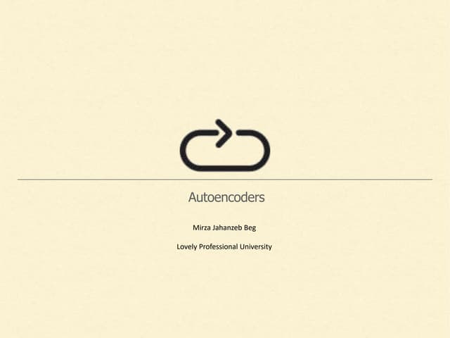 Autoencoder | PDF