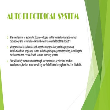 Auto electrical system | PDF