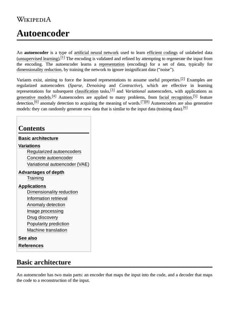Autoencoder | PDF