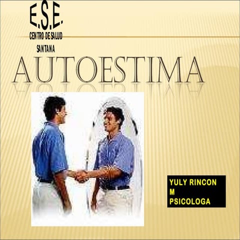 presentacion sobre la autoestima | PPT