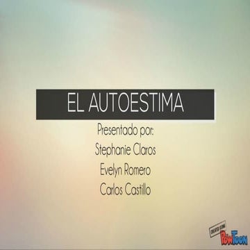 Autoestima | PPT