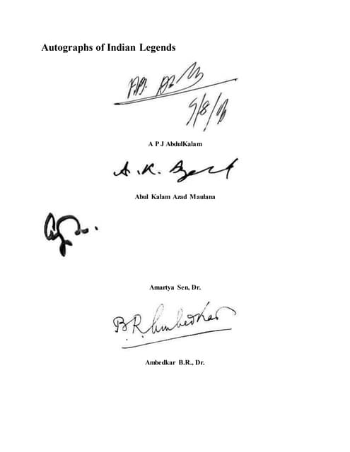 Rare collection signatures | PDF